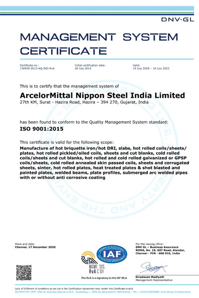 Heavy Steel Plates Manufacturer – AM/NS India
